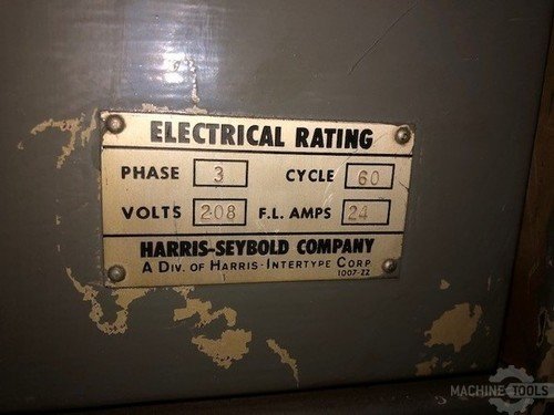 HARRIS SEYBOLD SABER IV CKS 47" Paper Cutters Used - Good #485033 ...