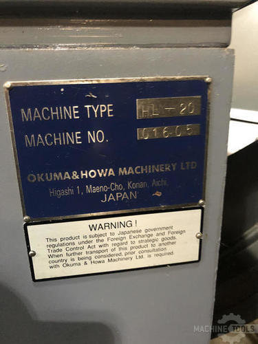 OKUMA & HOWA HL-20 CNC Lathes Used - Excellent #537631 - MachineTools.com