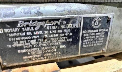 BRIDGEPORT Rotary Tables #567462 - MachineTools.com