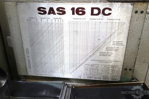 TORNOS SAS16-DC Multiple Spindle Automatic Screw Machines #592934 ...