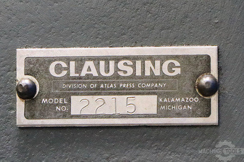 CLAUSING 2276 Heavy Duty & Sensitive Single Spindle Drills #602215 ...