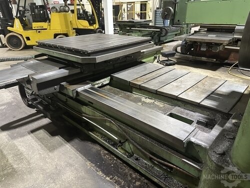 TOS W-100A Horizontal Type Tabela mandriladoras Usado - Bom 606568 ...