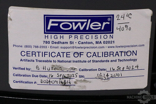 FOWLER SCAN F60T, NEW 2020, SWISS MADE, CALIBRATED 9/2024 Inspection ...