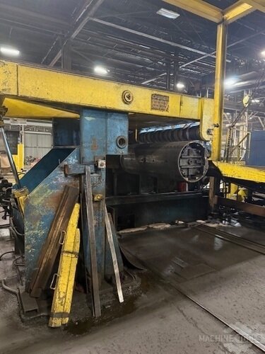 BRANER 60" X 1/2" X 60,000LB BRANER / YODER SLITTING LINE Cortadoras y ...