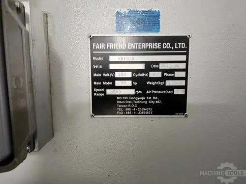 FEELER VB-1900 Vertical Machining Centers Used - Excellent #674708 ...