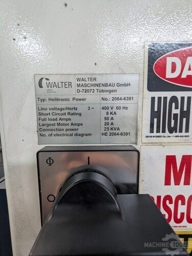WALTER HELITRONIC POWER F Tool & Cutter Grinders Used - Excellent ...